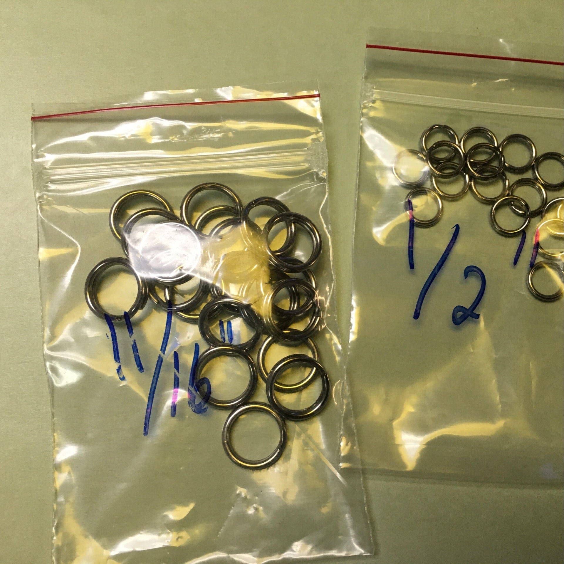 Split rings, various sizes | RiverCityKites